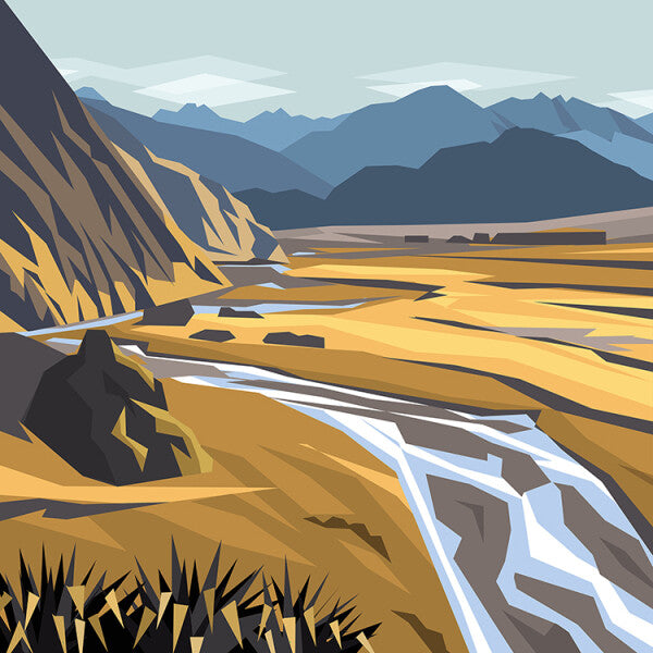 Molesworth River Art Print - Ira Mitchell – My Sanctuary NZ & AU