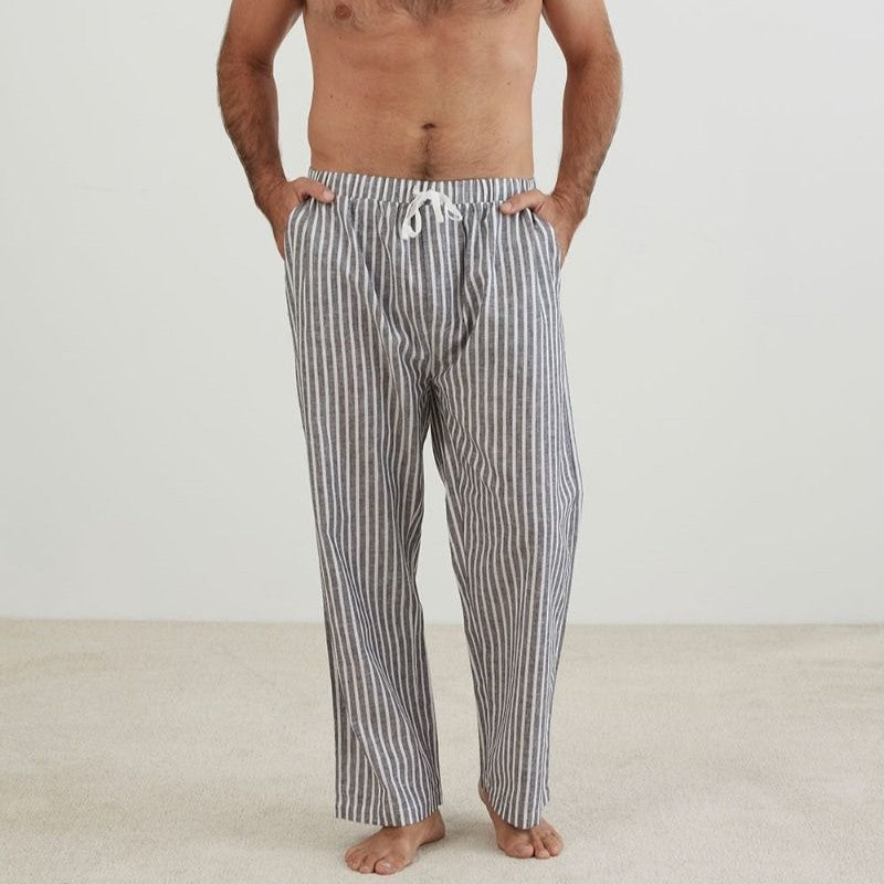 Oliver men's cotton linen pyjamas pants by Baksana | My Sanctuary – My ...